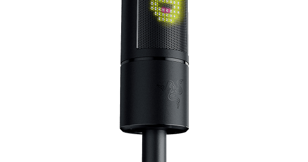 Dimprice | Razer Seiren Emote Streaming Microphone with Emoticon Display