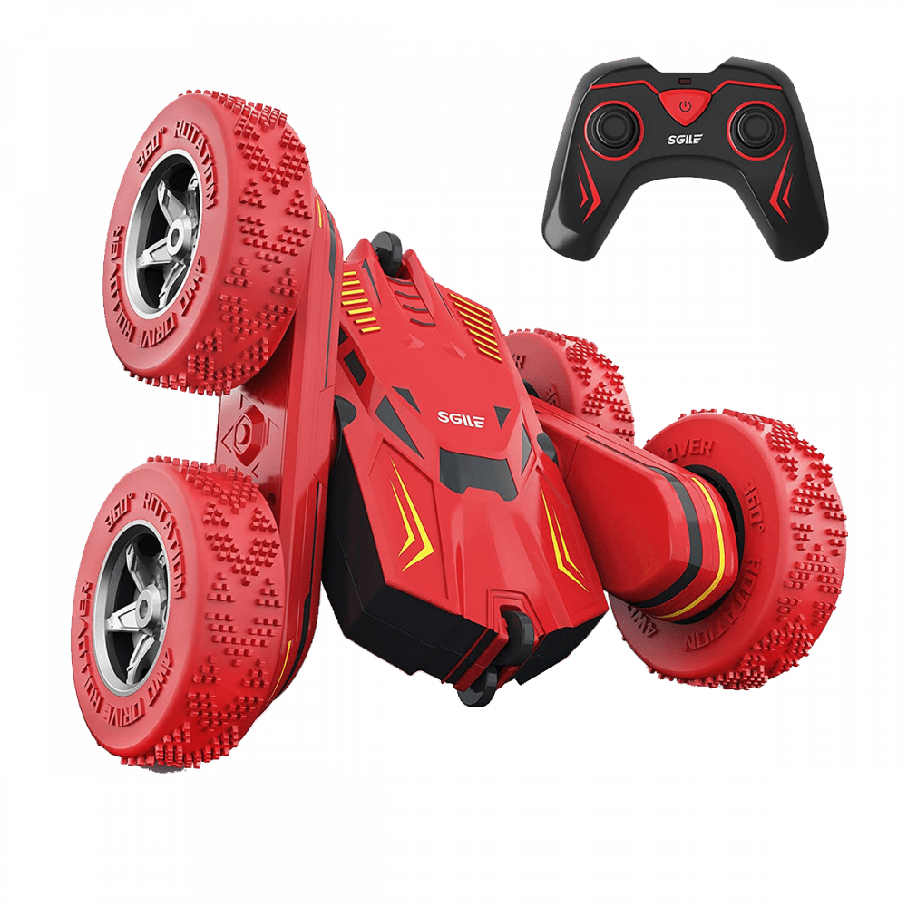 Dimprice | Remote Control Car with 360 Rotation - Red