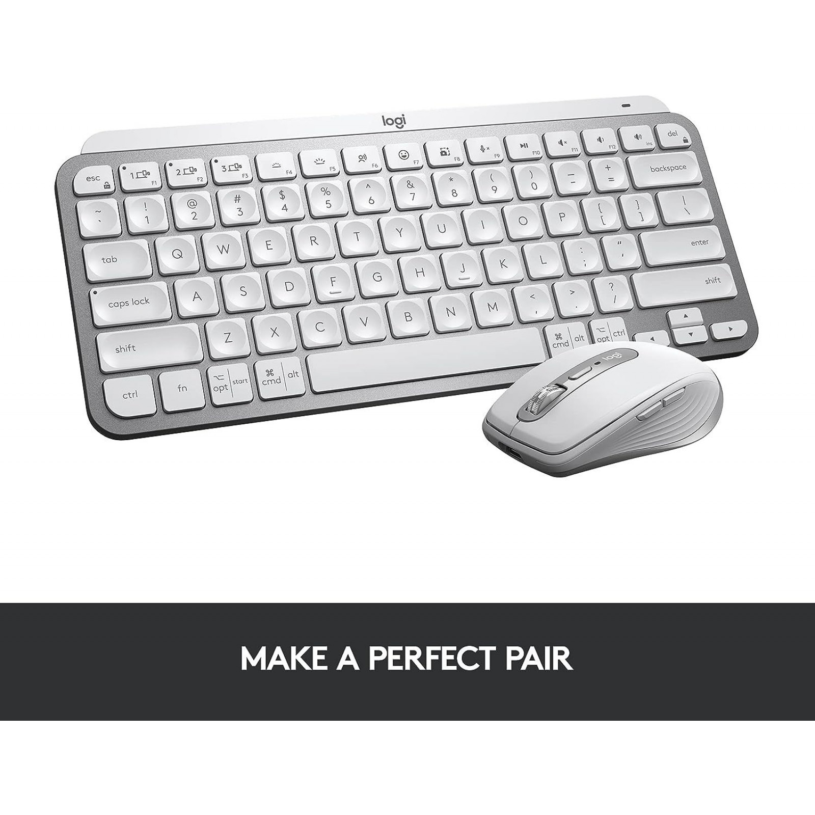 Dimprice | Logitech MX Keys Mini Minimalist Illuminated Keyboard - Grey
